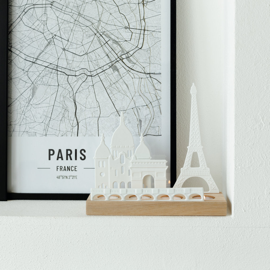 Small White Porcelain Village Statuettes | Modern Decor – rader USA